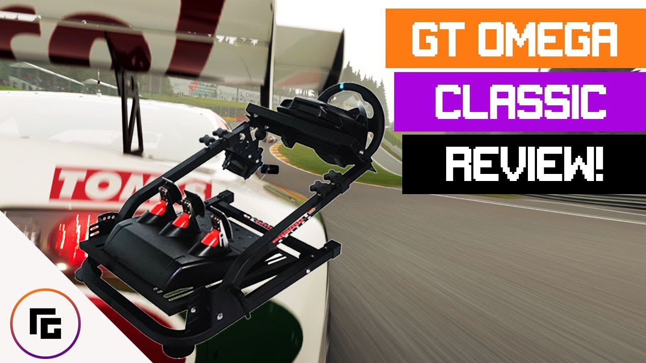 RacingGames Reviews The GT Omega Classic wheel stand! - YouTube