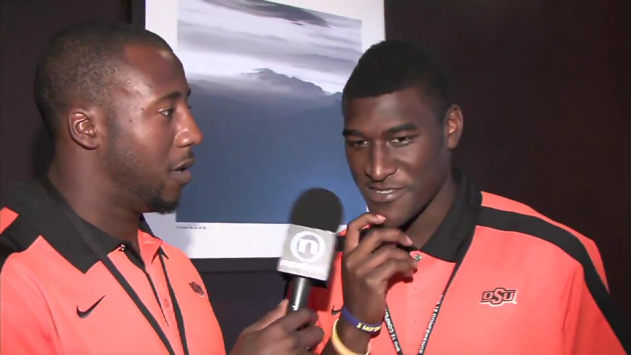 OSU's Markelle Martin interviews Justin Blackmon (2011-07-25) - YouTube