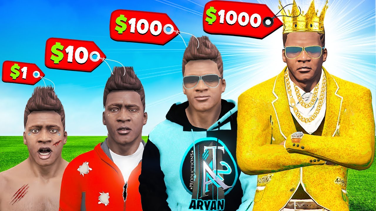 $1 Franklin to $1,000,000,000 in GTA 5 - YouTube