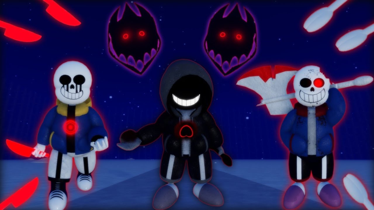 Sans Funny Boss Rush The Past [April Fools Event p2] - YouTube