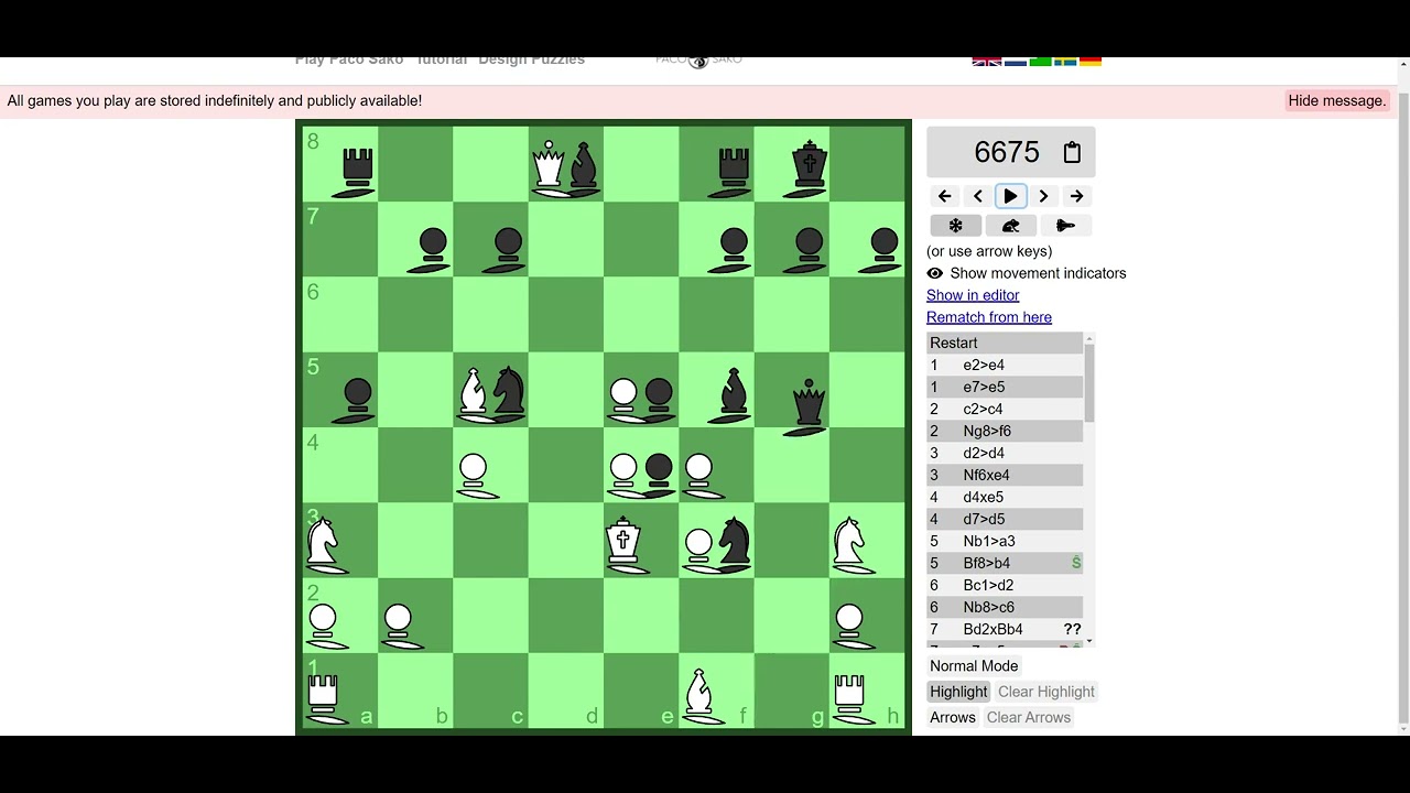 Peace Chess /paco sako #1 - YouTube