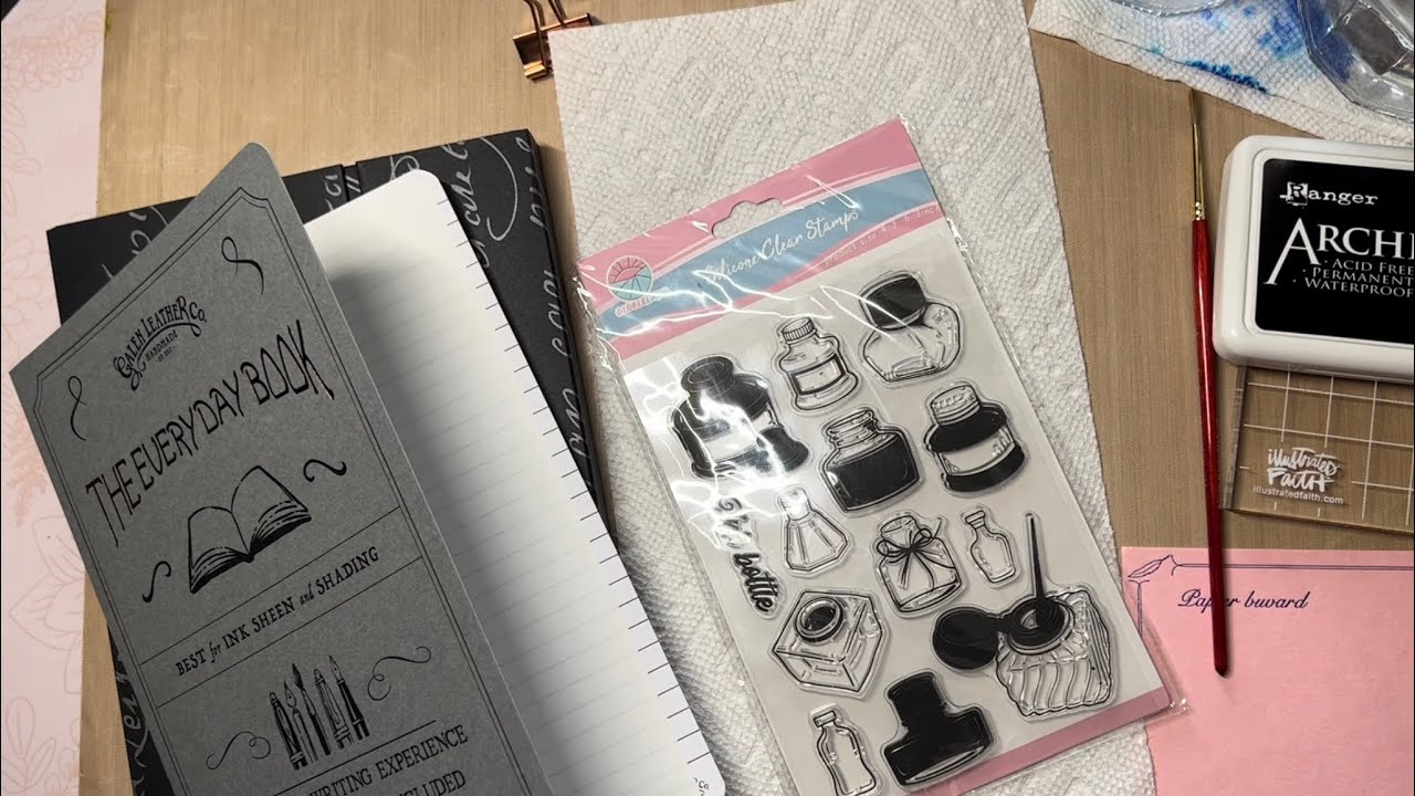 Creating my new ink swatch journal - YouTube