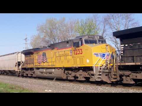 NS 34G @ LAPORTE, IN 4 27 23 NS 4254 UP 7233 - YouTube