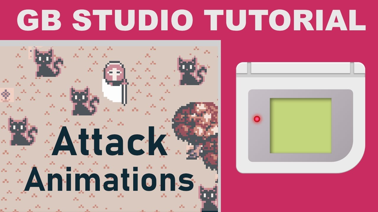 How to make attack animations - Zelda Combat - GB Studio - YouTube