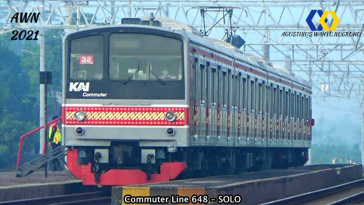 DINAS HARI KE-2 KRL JR-205 BATIK | KRL JOGJA - SOLO - YouTube