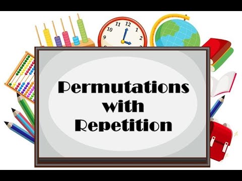 Permutations with Repetition (Distinguishable Permutation) - YouTube