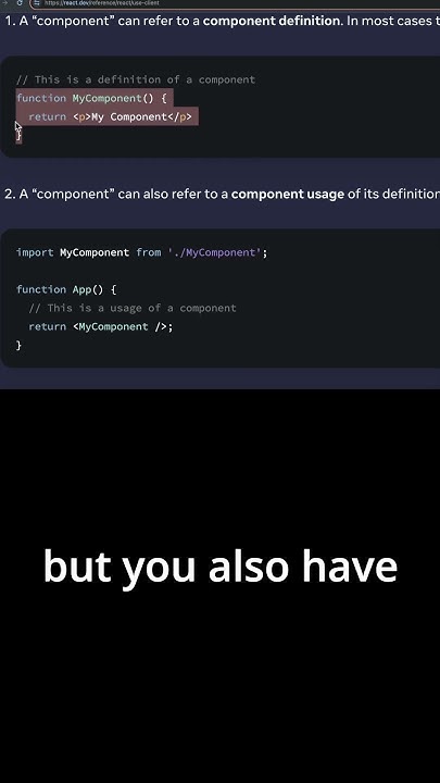 What Is A React.js Component, Really? #reactjs #javascript #webdevelopment - YouTube