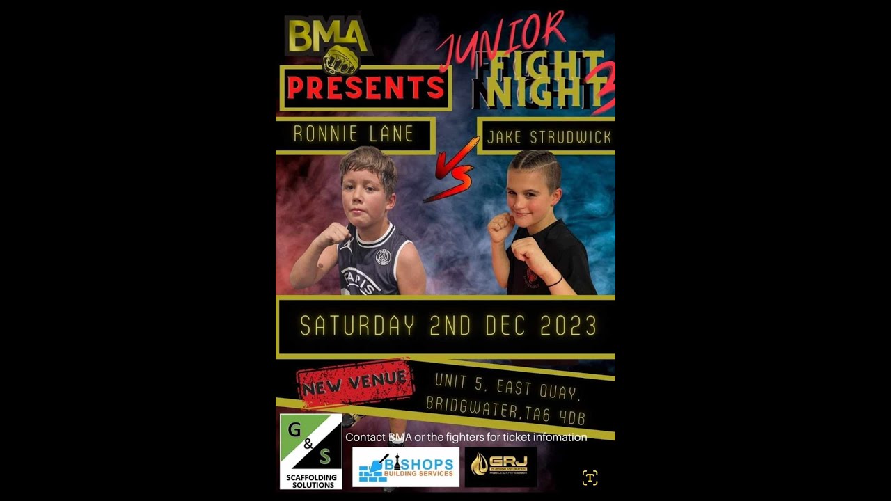 Ronnie Lane V Jake Strudwick BMA Jnr Event Bridgwater 2/12/2023 - YouTube