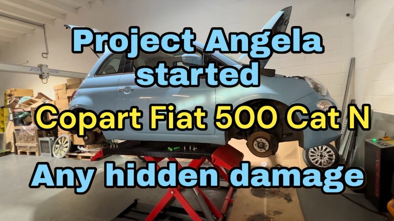 Copart Cat N Fiat 500 Lounge…Rear end damage. - YouTube