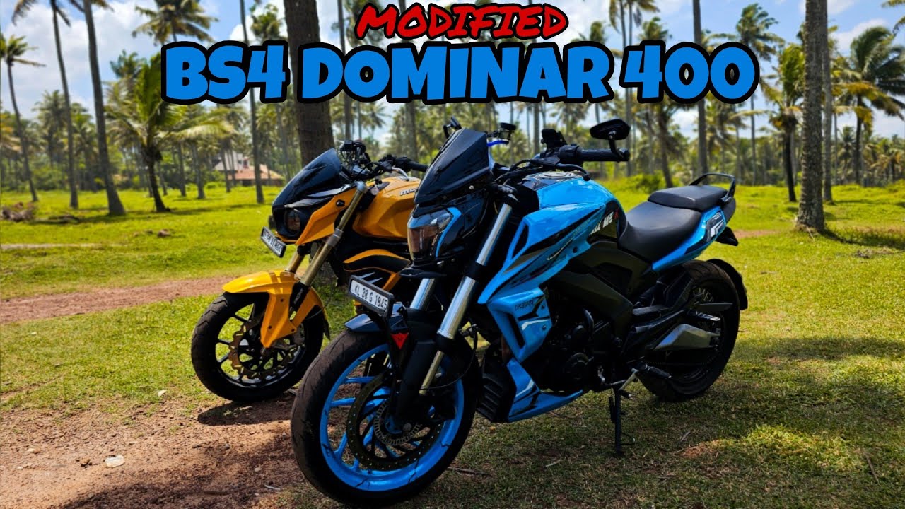Bs4 Modified Dominar 400🥵🔥Custom BodyKit🔥പൊളി വണ്ടി 🥵🥵 - YouTube