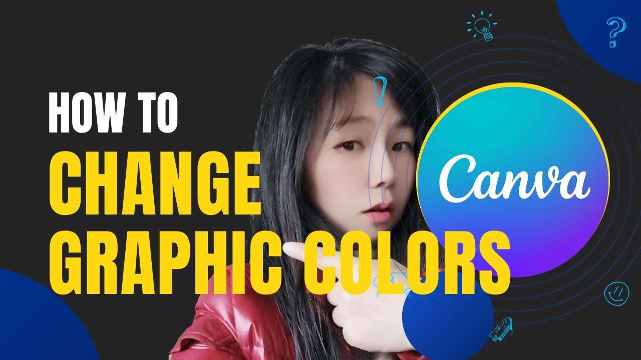 How to Change Graphic Colors in Canva | Simple Tutorial - YouTube
