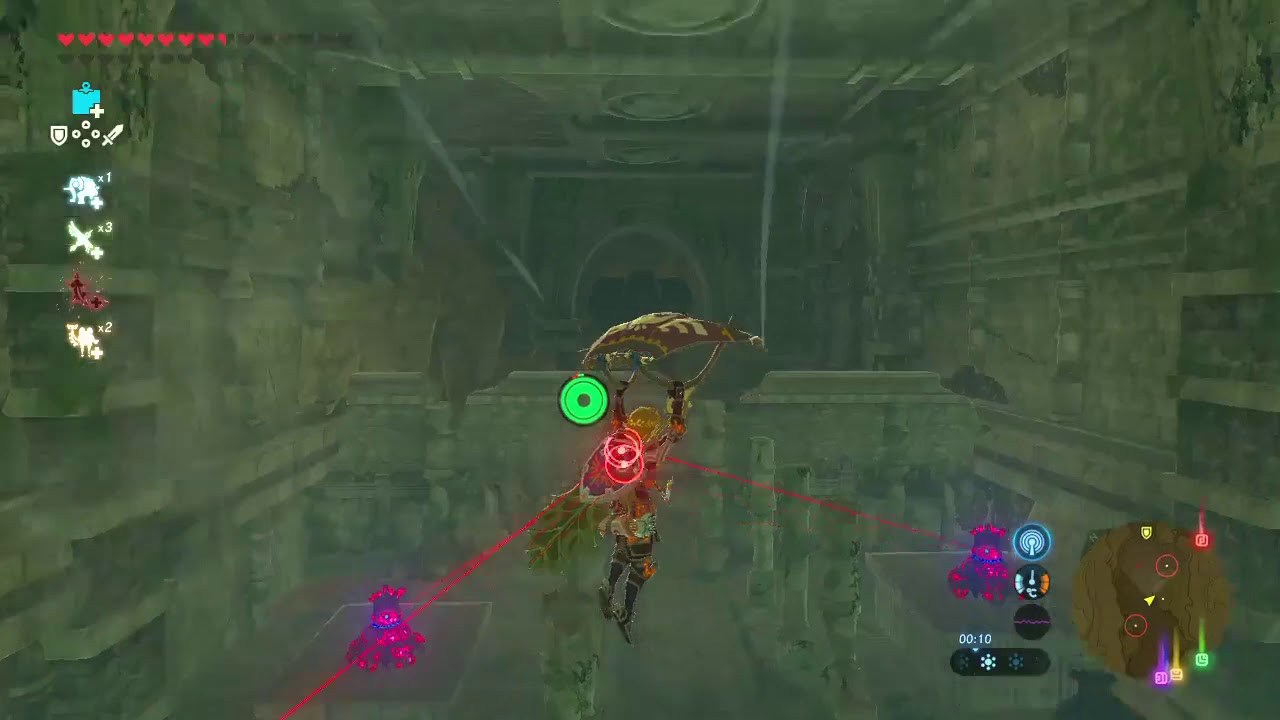 BOTW: Dodging those guardian lasers - YouTube