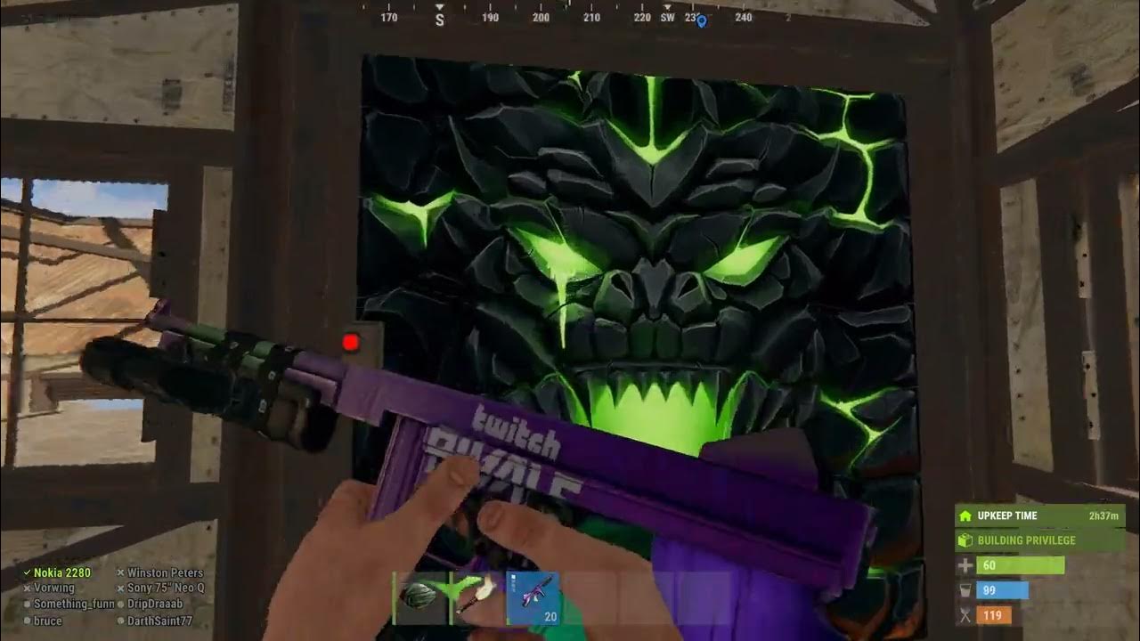 RUST ONLINE RAID 1V10 PART 2 - YouTube