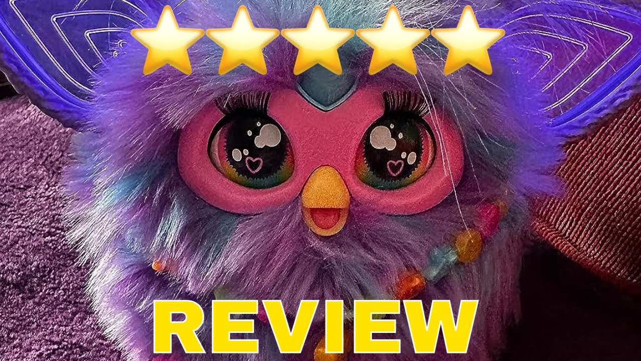 Unboxing and Review of Furby Purple Interactive Plush Toys - YouTube