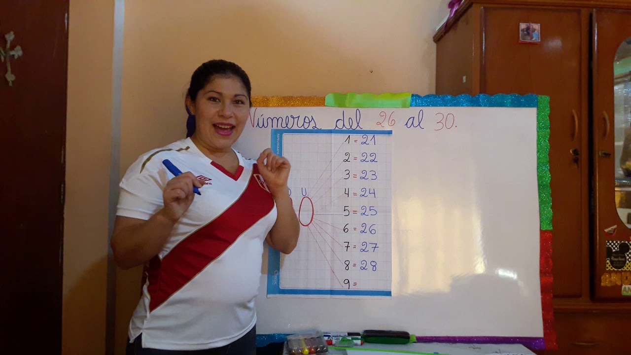 NÚMEROS DEL 26 AL 30 - YouTube