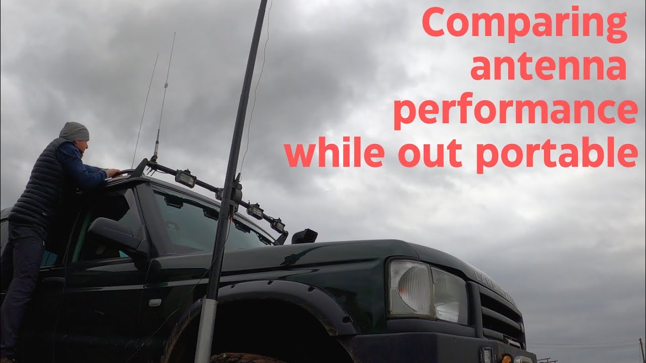 A comparison of a 40m end fed ham radio antenna versus a Tarheel - YouTube