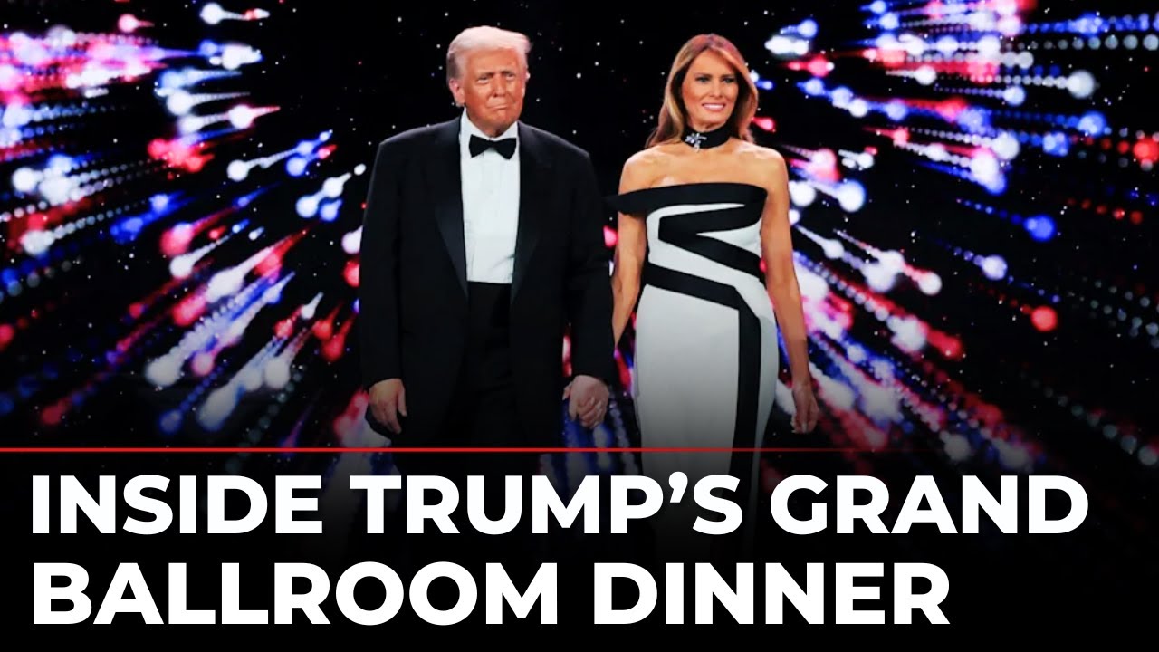 Inside Look at Trump’s Opulent White House Ballroom Dinner | VIP Guests ...