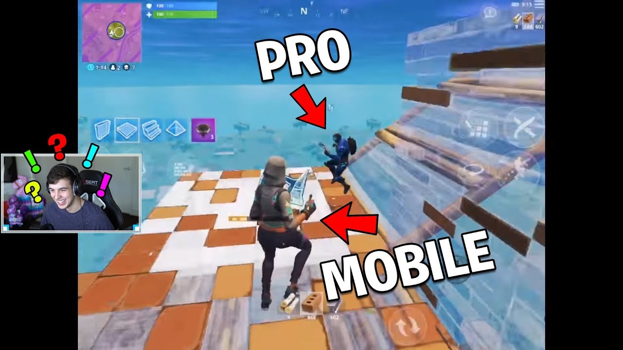BEST FORTNITE MOBILE vs FORTNITE PC PRO for 100k V bucks.. (Fortnite ...