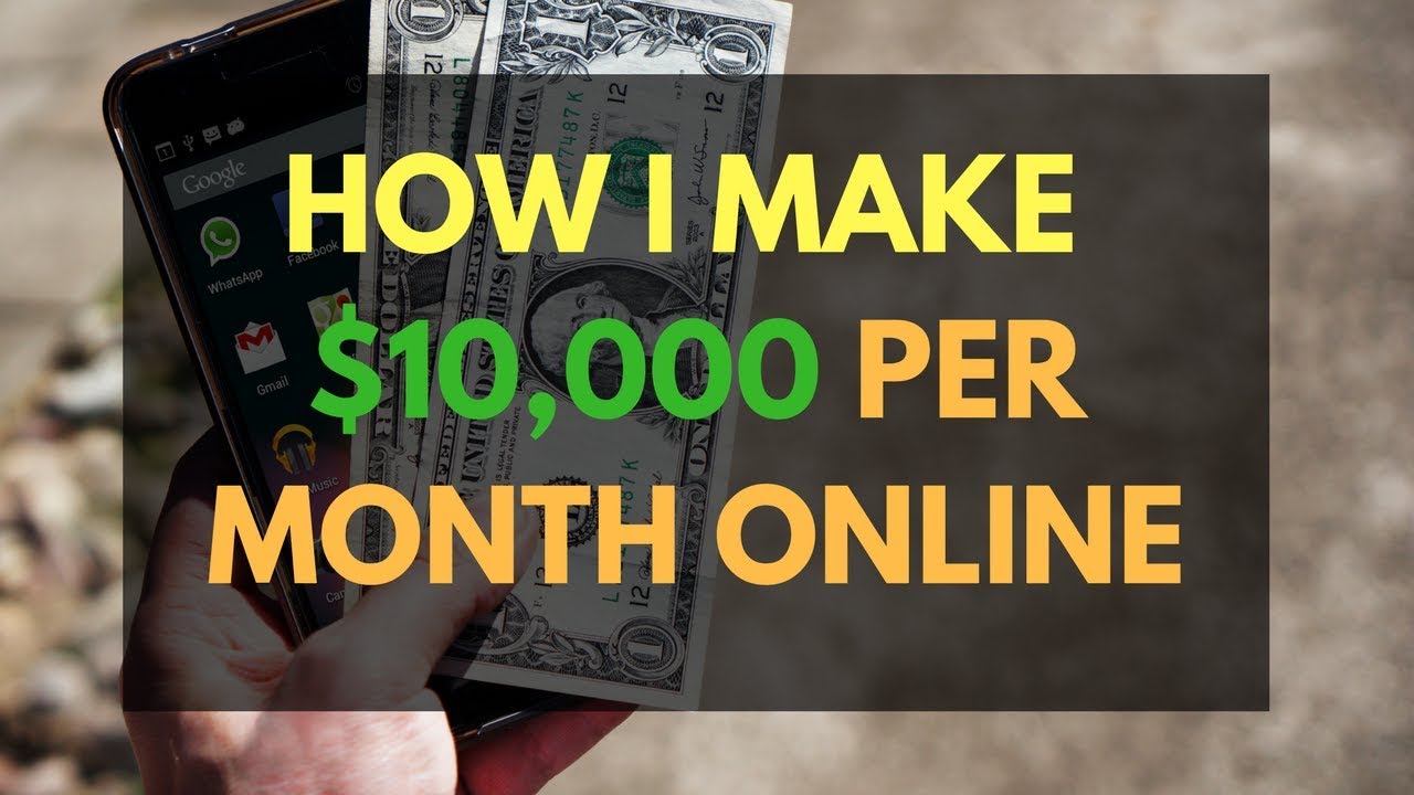 How I Make $10,000 PER MONTH Working From Home (THE SYSTEM I USE) - YouTube