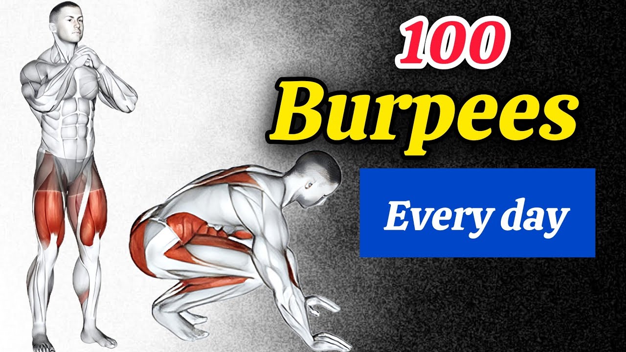 What Happens to Your Body When You Do 100 Burpees Every Day - YouTube