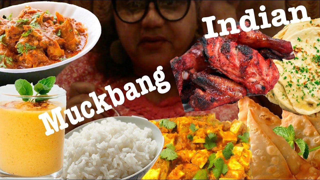 INDIAN FOOD MUKBANG EATING SHOW - YouTube