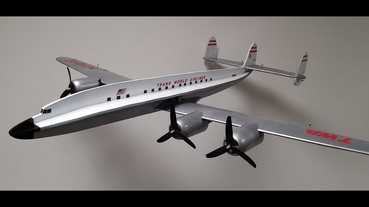 Rabid Models "Connie" flying outside - YouTube