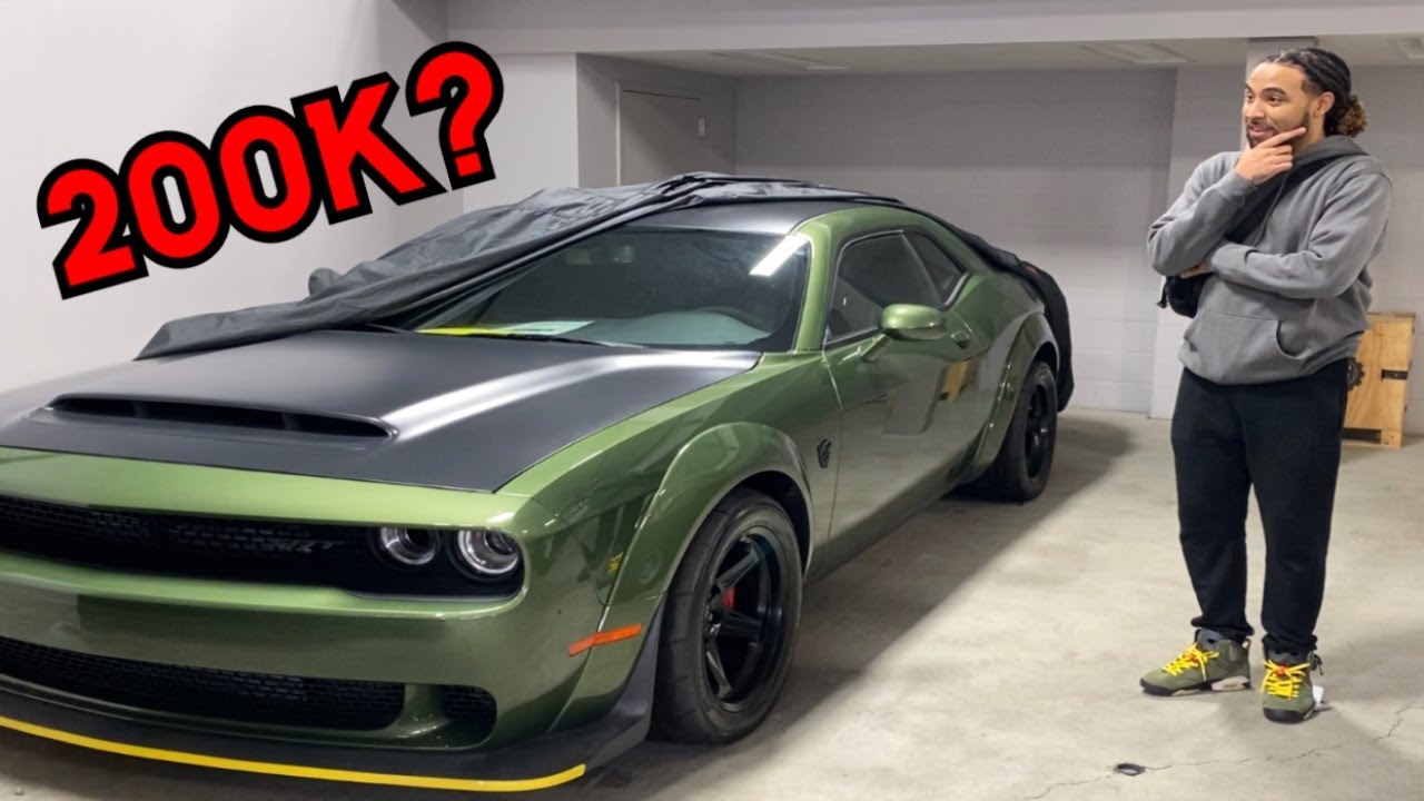 BUYING A 200K DODGE DEMON 😈 | F8 GREEN DODGE CHALLENGER DEMON SPOTTED 💥 ...