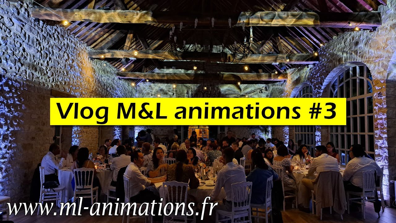 Vlog N°3 - Mariage Seine et Marne - M&L animations - YouTube