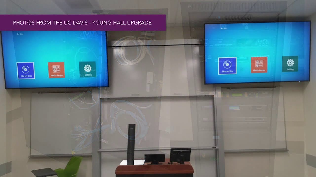 UC Davis | Classroom & Auditorium Audiovisual Upgrade - YouTube