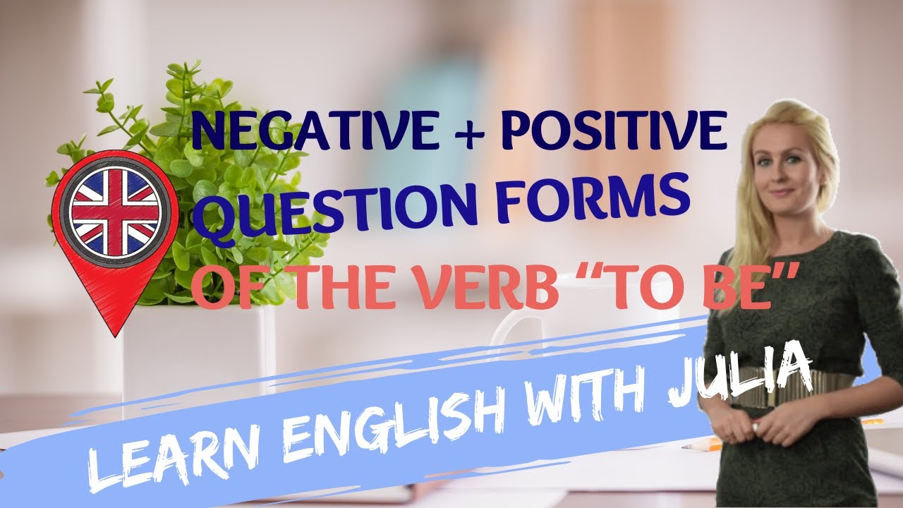 Positive and negative question forms of the verb TO BE - YouTube