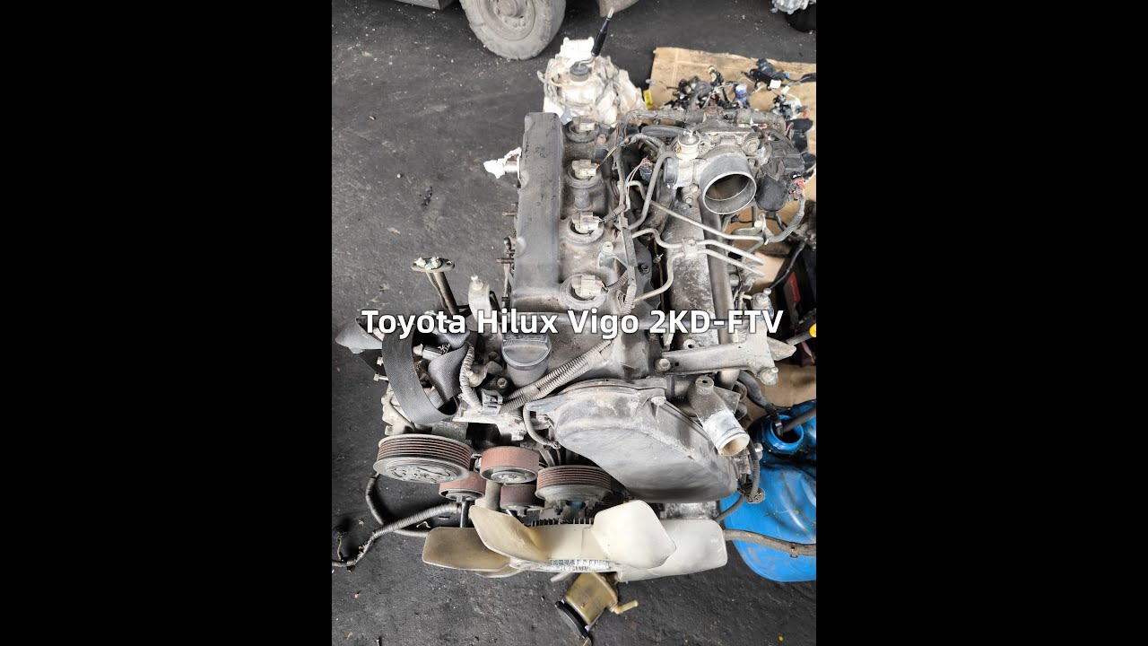 Toyota Hilux Vigo Kun25 D4D 2KD-FTV 2.5-liter Diesel Engine Start Up ...
