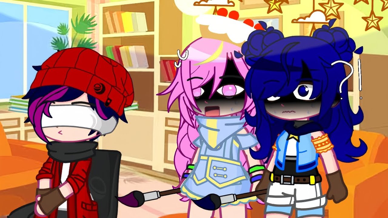 "as long as is not like blue or pink bro" | ItsFunneh | gachaclub - YouTube