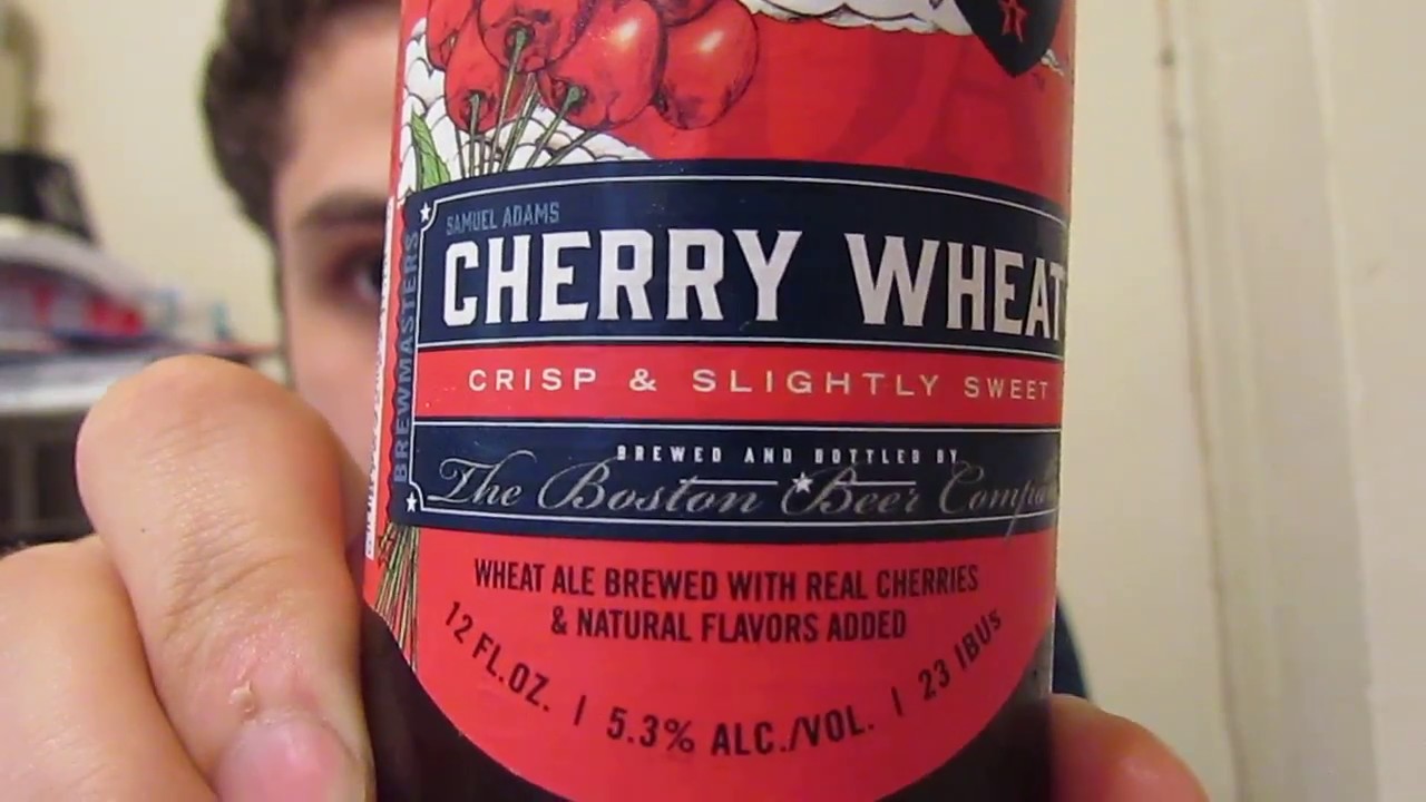 Samuel Adams - Cherry Wheat Review - YouTube