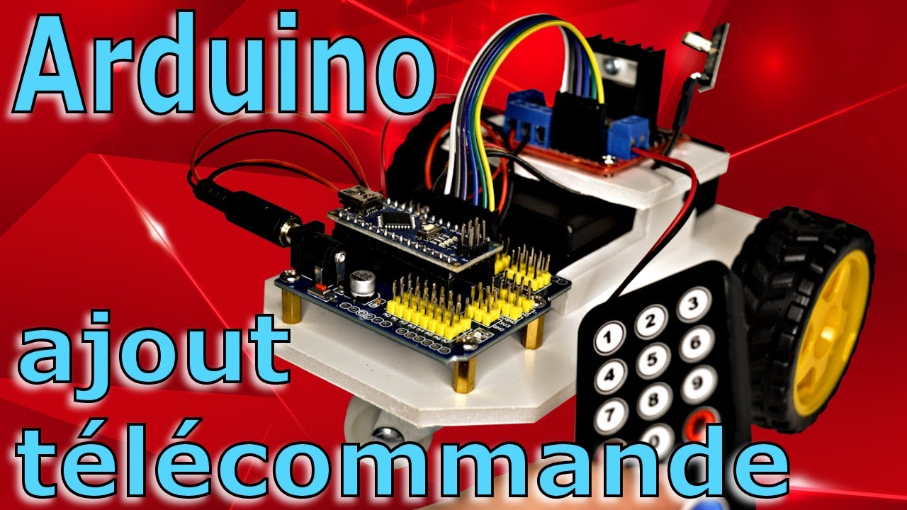 Arduino #39 modification de la voiture pour ajouter une télécommande ...