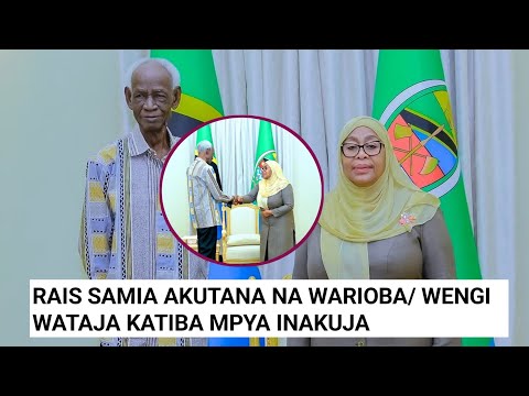 BREAKING RAIS SAMIA AKUTANA NA JAJI WARIOBA/ JE KATIBA MPYA INAKUJA?