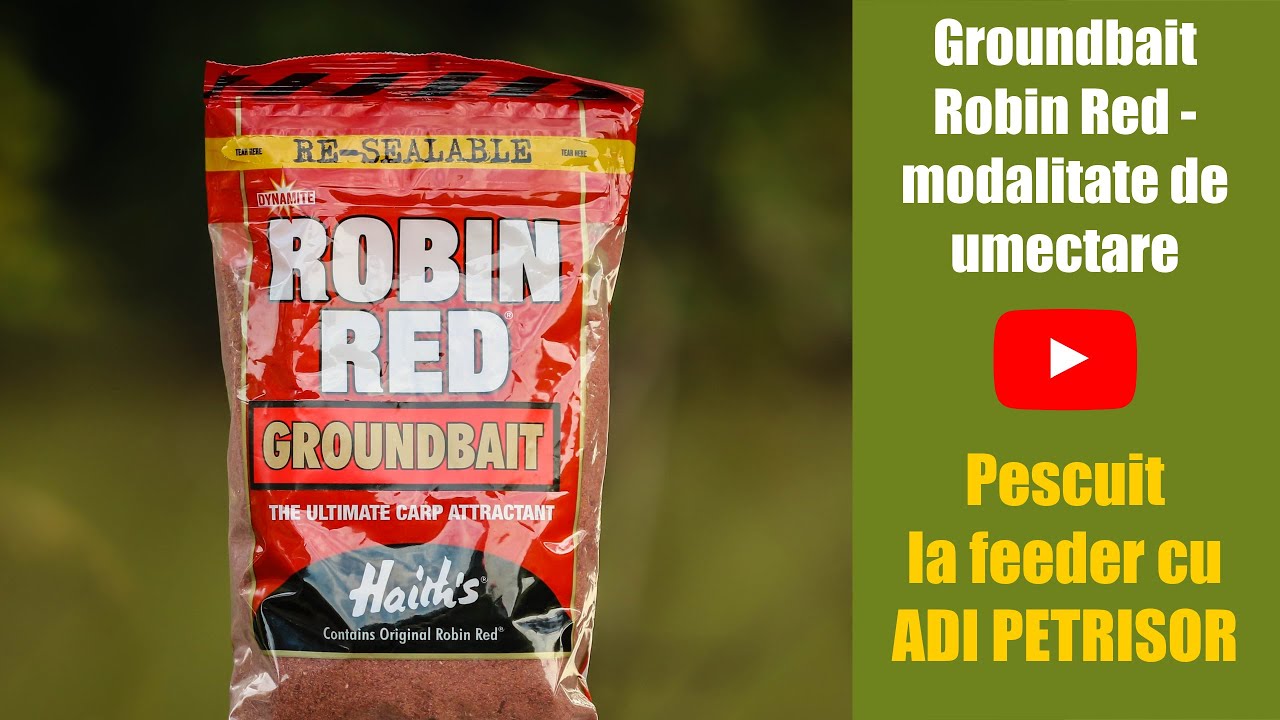 Groundbait Robin Red- mod de umectare - YouTube