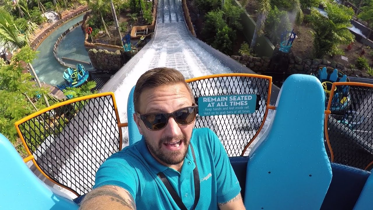 The Grand Opening Of Infinity Falls At SeaWorld Orlando | Ride POV and ...