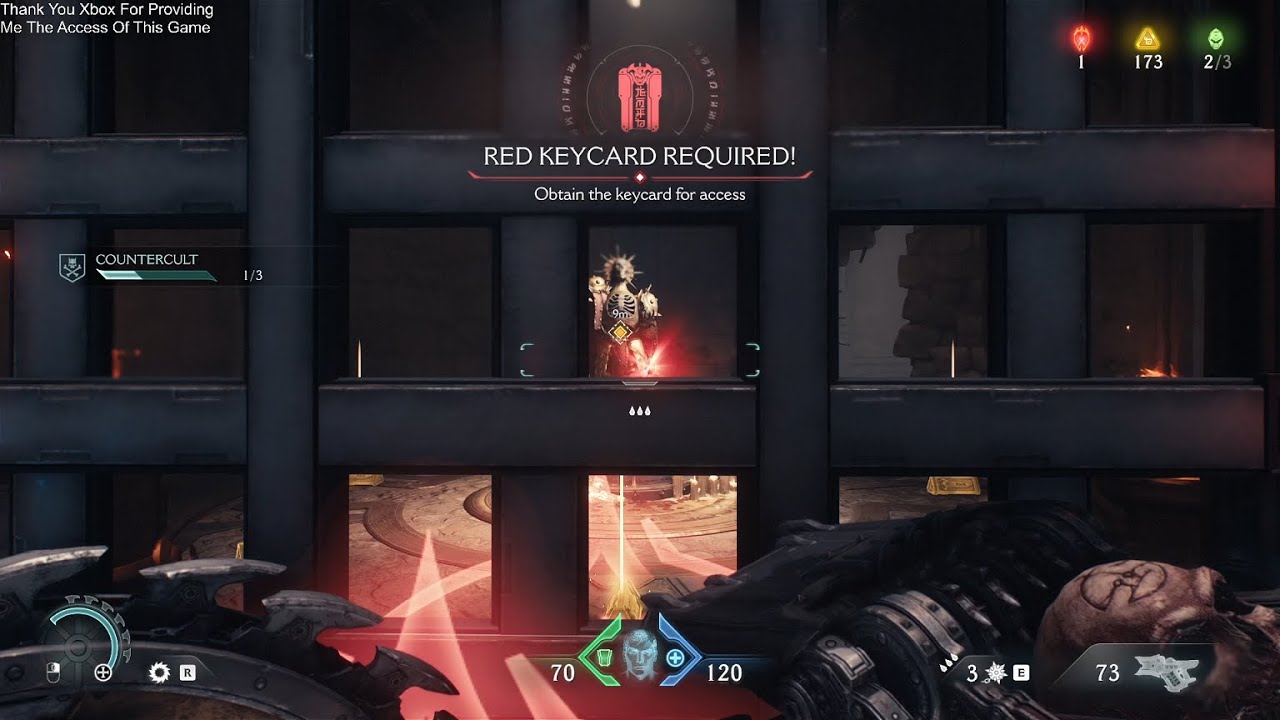 How to get the ruby with Red Keycard in Doom The Dark Ages (Chapter 5 ...