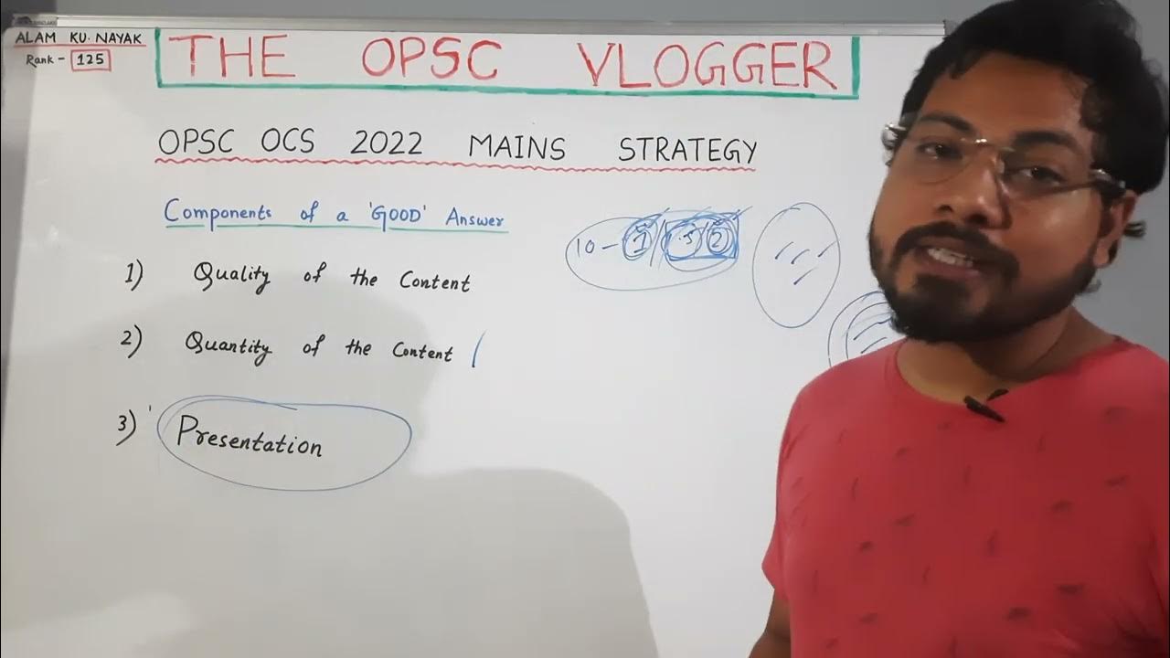 OPSC OAS 2022 MAINS STRATEGY Part 1 | OPSC | OAS | MAINS - YouTube