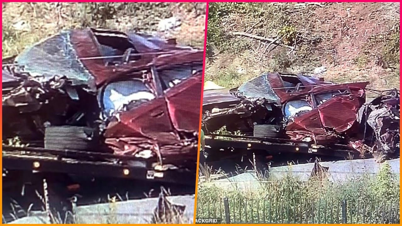 NFL star Khyree Jackson's wrecked car appears for the first time after ...