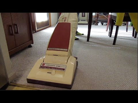Vintage Hoover Concept One (U4203) Upright Vacuum Cleaner - YouTube