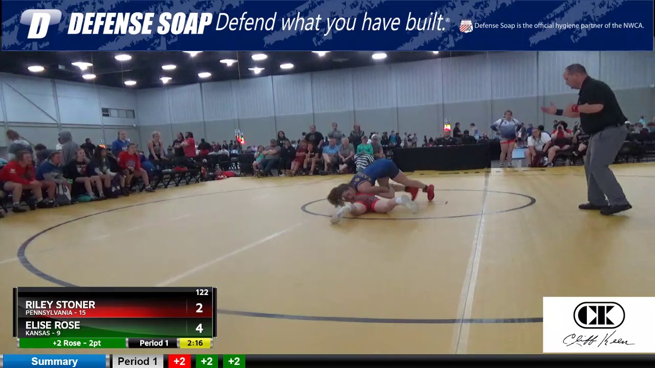 Mat 12 122 Riley Stoner Pennsylvania Vs Elise Rose Kansas - YouTube