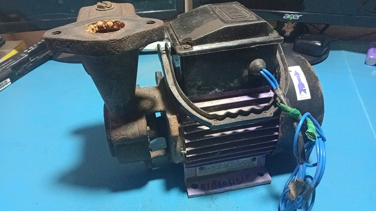 Water pump motor teardown, electric water pump repair - YouTube