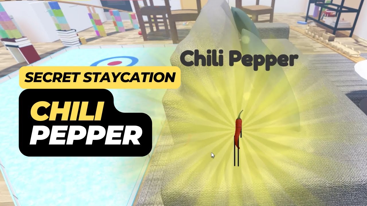 How to Get Chili Pepper in Secret Staycation - YouTube