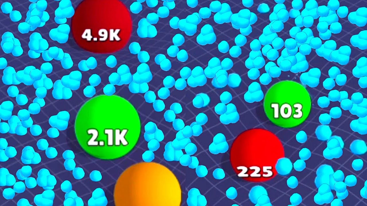 Balls.io 100% Collect Points - Red Ball Kill Green Ball Best Epic Balls ...