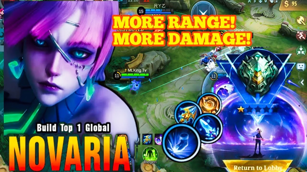 Novaria more range! more damage! / novaria best build - YouTube
