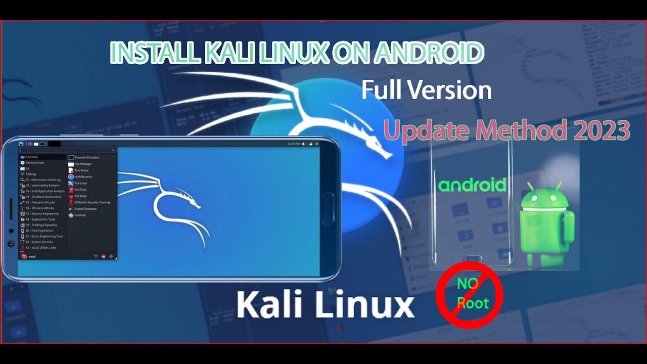 Install Kali Linux Full Version On Your Android | Update method 2023 ...