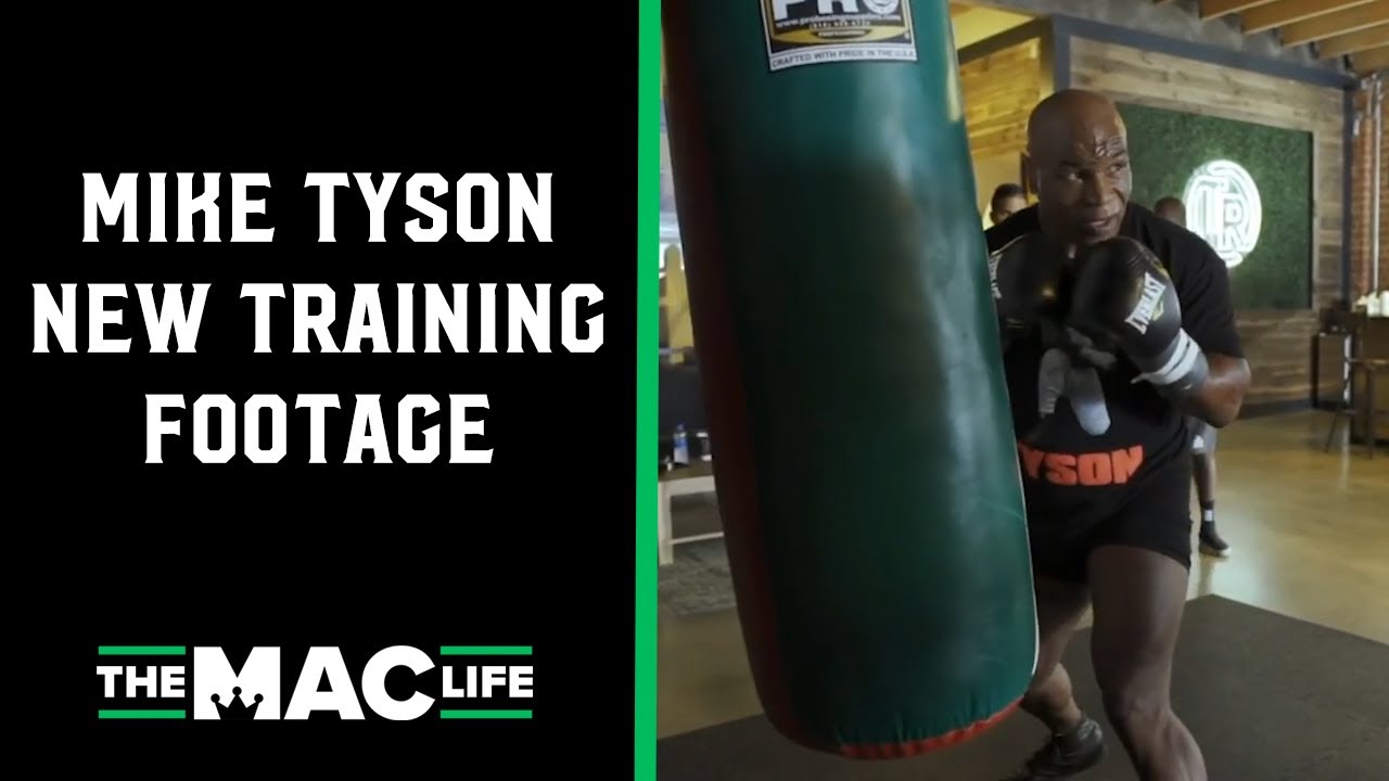 Mike Tyson New Training Footage; Shows off crazy power - YouTube