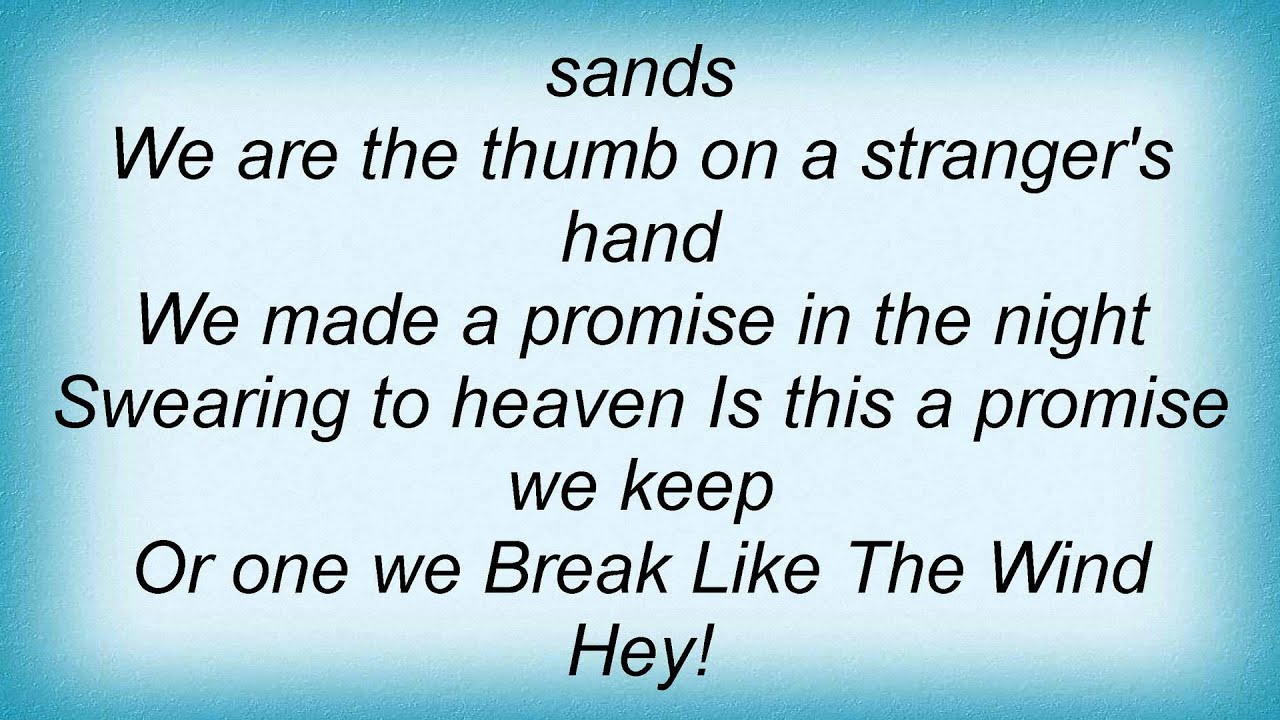 Spinal Tap - Break Like The Wind Lyrics - YouTube