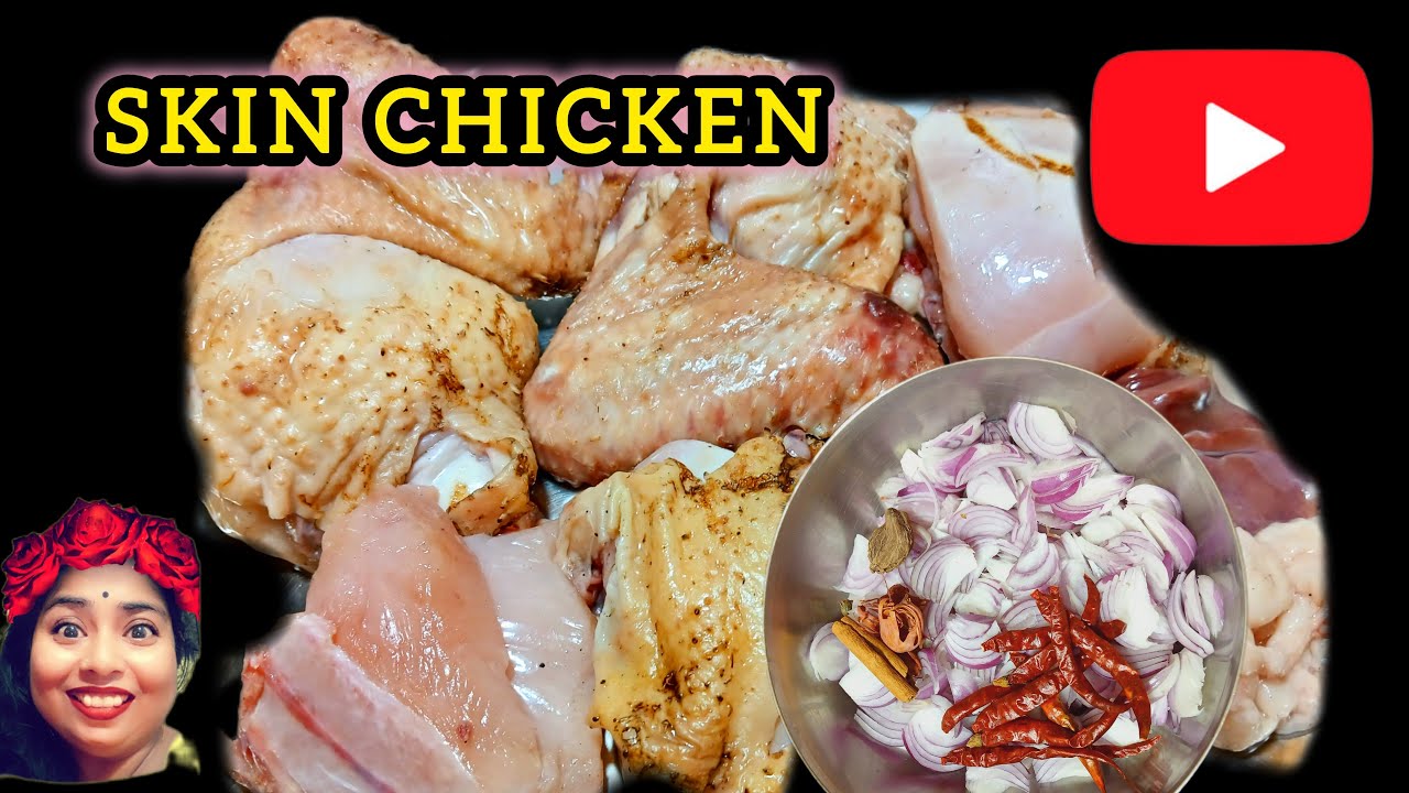 Cooking Of Handmade Chicken With Skin On - YouTube